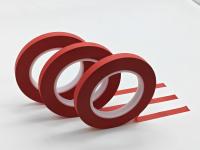 China 220μm Red PET Masking Tape for Furniture Industry for sale