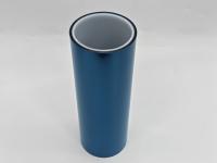 China Anti static Heat Resistant Blue Lamination PET Tape with 85μm Thickness for Optical Film Lamination Protection for sale