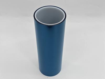 China Anti static Heat Resistant Blue Lamination PET Tape with 85μm Thickness for Optical Film Lamination Protection for sale