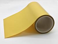China High Adhesion Yellow PET Double-Sided Tape Die-Cut Friendly for Electrical Metal Plastic Bonding for sale