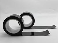 China 50μm Heat Resistant Black PET Tape for High-temperature Masking and Insulation for sale