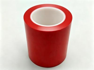 China 50μm Heat Resistant Red PET Tape for Automotive Industry for sale