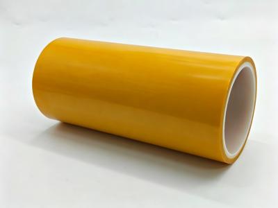 China 55μm Heat Resistant Yellow PET Tape for Surface protection for PDA panels for sale
