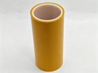 China 55μm Heat Resistant Yellow PET Tape for Surface protection for PDA panels for sale