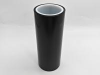 China Flame Retardant Black PET Insulating Heat Press Tape for New Energy Battery for sale