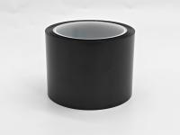 China 100μm Black High Temperature Resistant Anti-static Kapton Silicone Tape for Electronic Insulation for sale