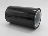 China 175μm High Temperature Black Kapton Silicone Tape For Automotive Wiring for sale