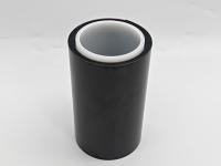 China 175μm High Temperature Black Kapton Silicone Tape For Automotive Wiring for sale