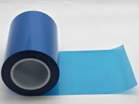 China Bubble-Free Blue Silicone Protective Film for Electronics and Plate Material Protection for sale