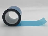 China Anti static Heat Resistant Blue Lamination PET Tape with 75μm Thickness for LCD / OLED Panel Protection for sale