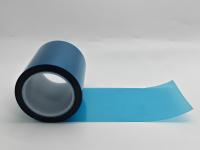 China Anti static Heat Resistant Blue Lamination PET Tape with 75μm Thickness for LCD Panel Protection for sale
