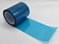 China Anti static Heat Resistant Blue Lamination PET Tape with 75μm Thickness for LCD Panel Protection for sale