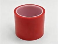 China 30μm Heat Resistant Red PET Tape for Automotive Industry for sale