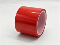 China 30μm Heat Resistant Red PET Tape for Automotive Industry for sale