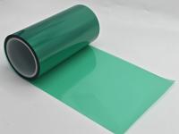 China Heat Resistant Green Lamination PET Tape with 80μm thickness for  Touchscreen Glass Processing Protecting for sale