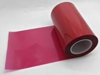China 75μm Heat Resistant Red Lamination PET Tape for High-temperature masking and surface protection for sale