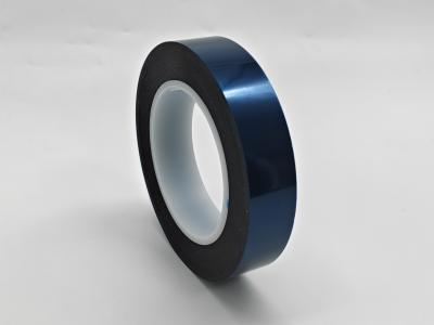China Heat Resistant Blue PET Tape with 65μm Thickness for Touchscreen Glass Processing Protecting Glass for sale