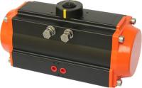 China AT series double action single action black aluminum body pneumatic rotary actuator for sale