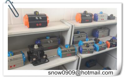 China Double action and single action 1/4 turn pneumatic rotary actuator for butterfly valve or ball valve for sale