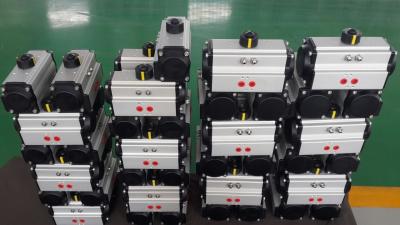 China AT series double action or single action pneumatic rotary actuator for butterfly valve and ball valve for sale