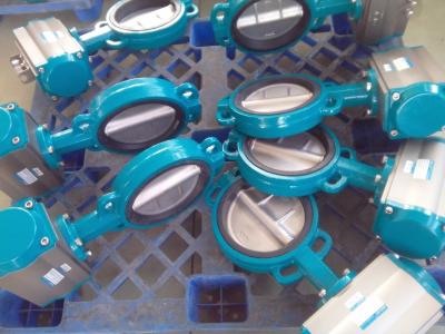 China OEM pneumatic rotary actuator control butterfly valve and ball valve for sale