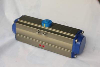 China 180 degree 3 position rack and pinion  pneumatic rotary actuator  control valves for sale