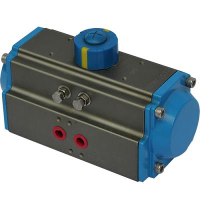 China AT series double action(DA) and spring return （SR) pneumatic rotary actuator for butterfly valve or ball valve for sale