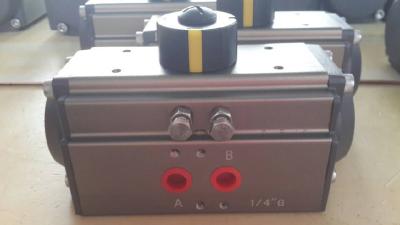 China Double Single Acting Rotary Aluminium Alloy Pneumatic Actuator for Ball/Butterfuly Valves for sale