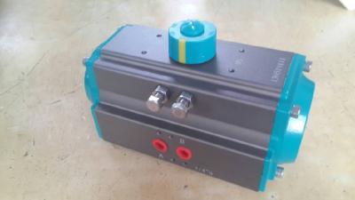 China AT series rack and pinion pneumatic rotary actuator double acting or single acting for sale