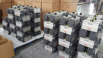 China ATEX double action  or single action rack and pinion pneumatic  rotary actuator for butterfly and ball valves for sale