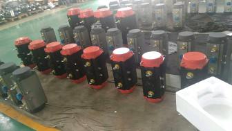 China air torque rack and pinion quarter-turn spring return  pneumatic rotary actuators for sale
