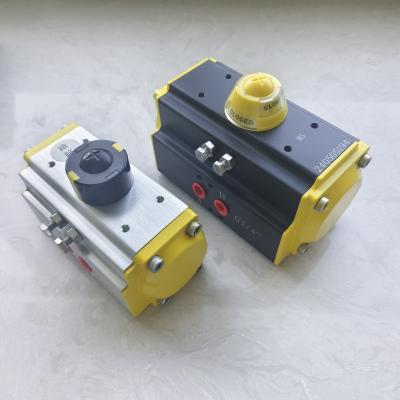 China AT series pneumatic rack and pinion actuator Actuador neumático for sale