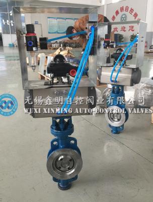 China Pneumatic Actautor Control Wafer Butterfly Valves for sale