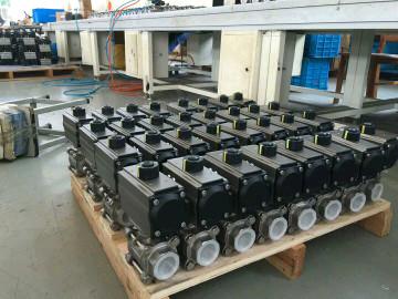China Double Action  Pneumatic Actuators Rotary Manufacture in China for sale