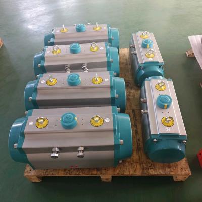China AT/GT  Series Double Action Or Single Action Air Rotary Actuator For Butterfly Valve And Ball Valve for sale