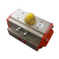 China DA/SR  rack and pinion quarter-turn  pneumatic rotary actuators control valves for sale