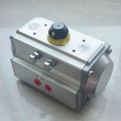 China AT Double Action And Spring Return Pneumatic Rotary Actuator Control Butterfly Valve Or Ball Valve for sale