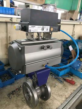 China rotating 90 angle pneumatic rotary actuator actuadores neumaticos for sale