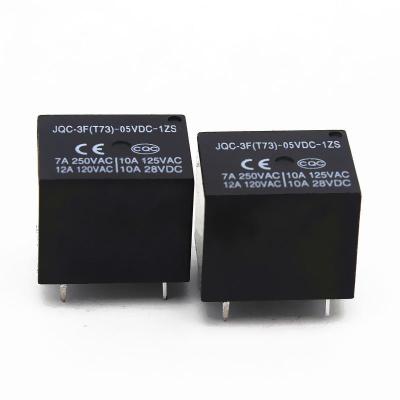 China JQC-3F T73 DC Automotive Micro Relay 12V Coil SPDT 10A PCB Power Relay for sale