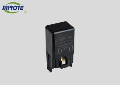 China 40A 12V DC Car Air Conditioner Relay Black Plastic Cover 28.2x23x29.4mm 4 Pin SPST for sale