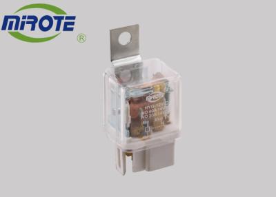 China 12V 40A 5 Pin Automotive Relay with Metal Sheet and Transparent Cover for Air Conditioner for sale