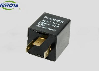 China Black 3 Pin 27W Electronic LED Flasher Relay 12/24V for Turn Signal Lights 36902A for sale