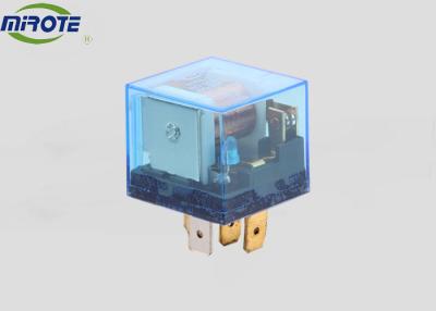 China 80 Amp 5 Pin Automotive Relay 12V DC Transparent Blue with LED Light Universal for sale