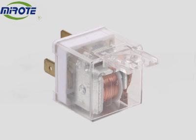 China 40 Amp 5 Pin Relay 12V SPDT Transparent Cover Hella Style with Spring Silver Contact for sale