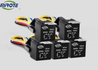 China 12V 5 Pin Automotive Relay with Socket Harness 5 Pack Set 40A 14VDC for sale