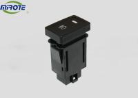 China Miniature Waterproof Car Push Button Switch 12V ON-OFF 4 Pins Black ABS Cover Fog Light for sale
