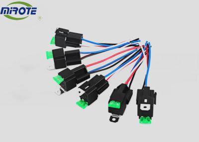 China Heavy Duty 40 Amp 4 Pin Relay with Fuse Socket Harness 12V 30A Auto Relay for sale