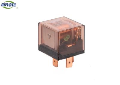 China Transparent Coffee Cover 4 Pin 40 Amp 12V DC Double Contact High Power Relay with LED for sale