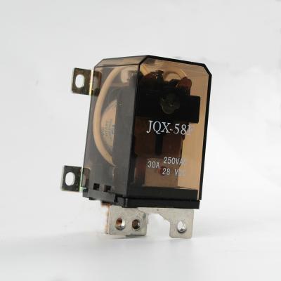 China Mirote JQX-58F 1Z 30A 28VDC 250VAC Coil Automotive Power Relay Screw Terminal for sale