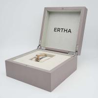 China Minimalist Custom Watch Boxes 10X10X8cm Wrist Watch Boxes Shockproof for sale